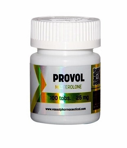 Provol Mesterolone 25 Mg 100 Tabletas Vassal