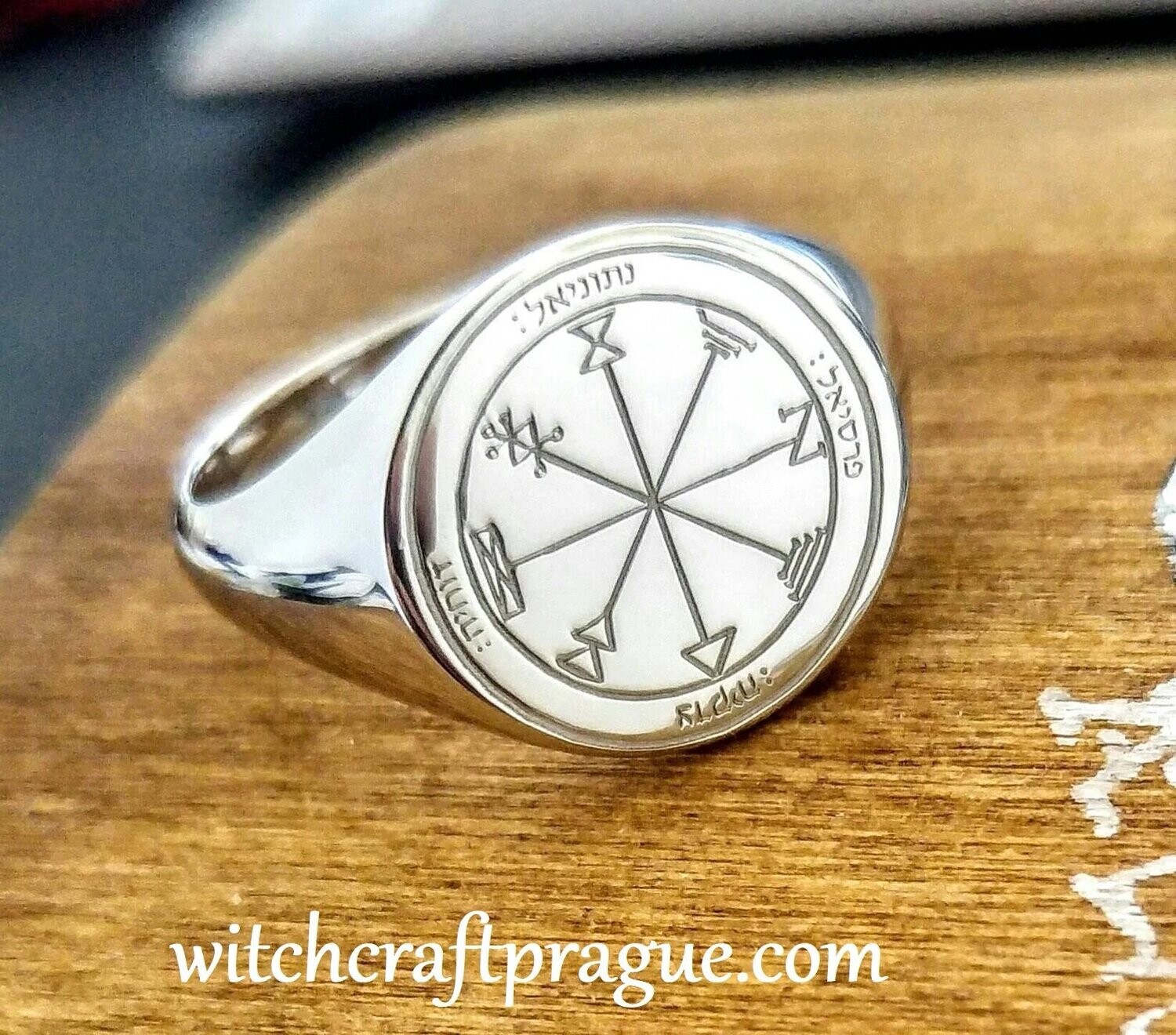 First Pentacle of Jupiter seal of Solomon ring