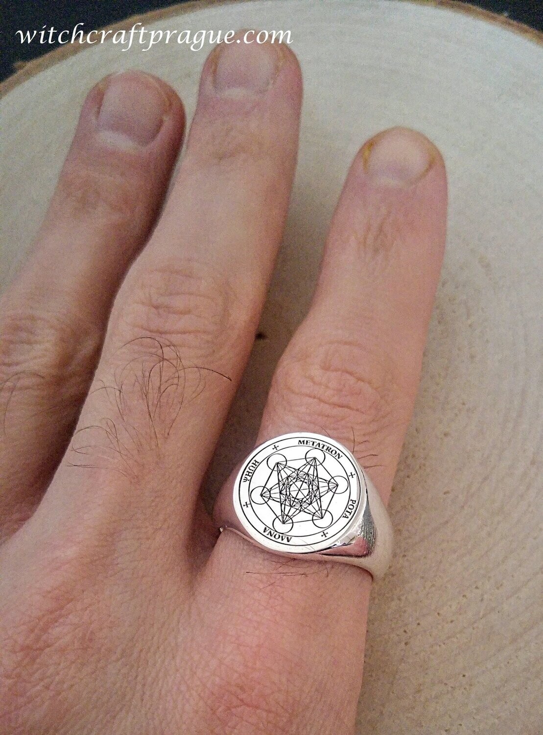 Archangel Metatron sigil ring witchcraft amulet alchemy talisman