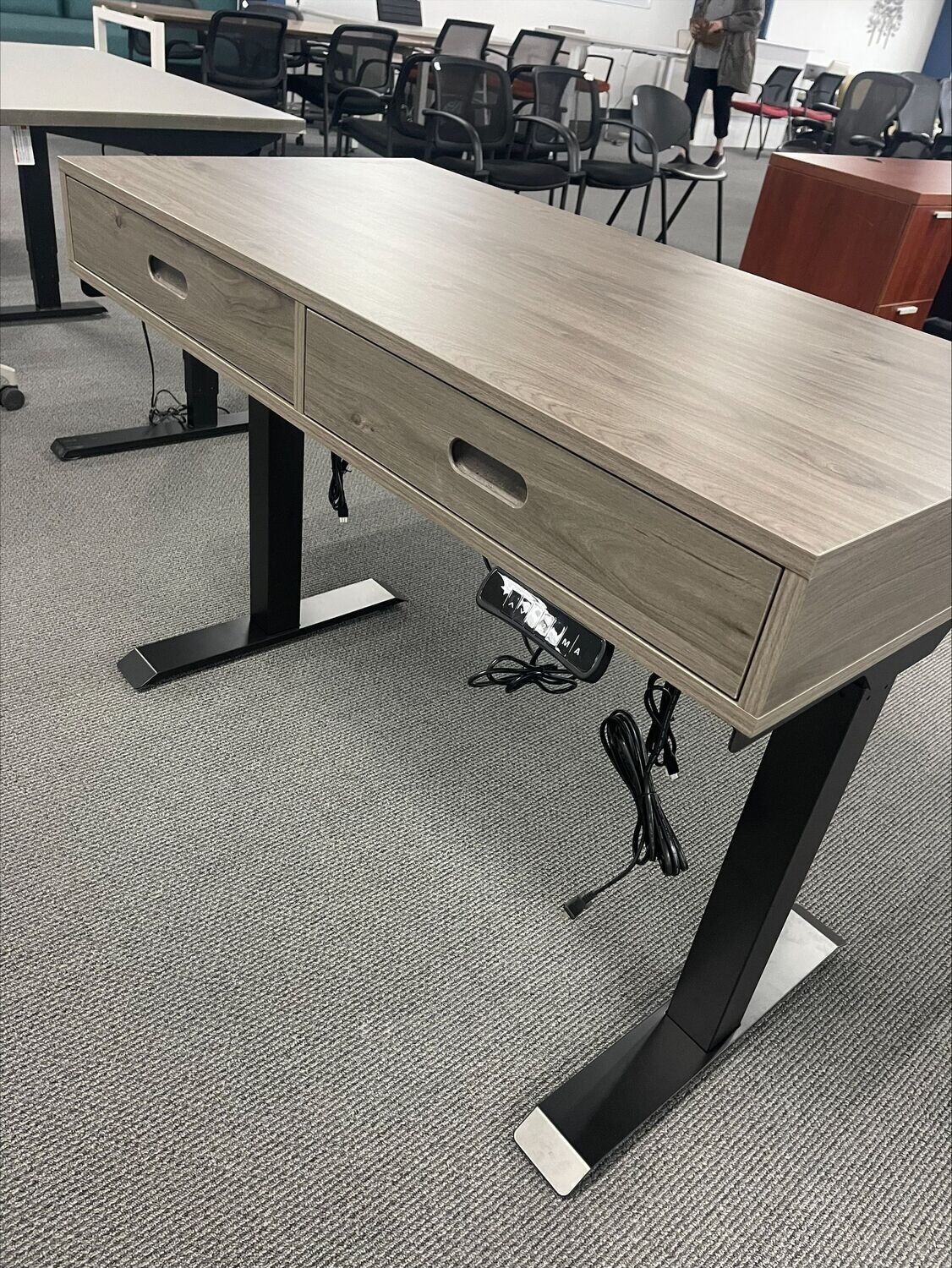 Electric Desk (White or Black base available)