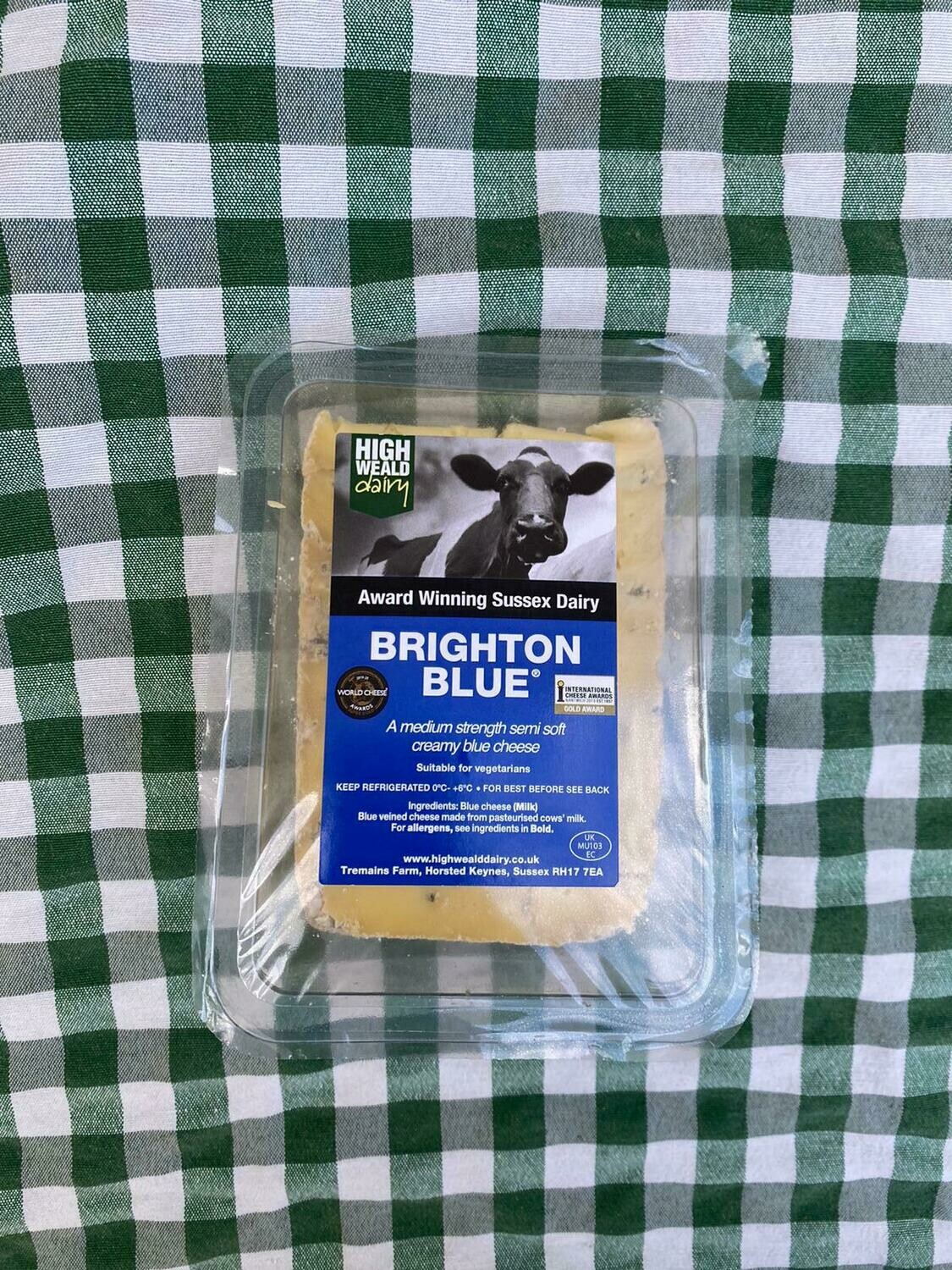 Brighton Blue cheese. 150g. Cow milk. High Weald Dairy, Horsted Keynes ...