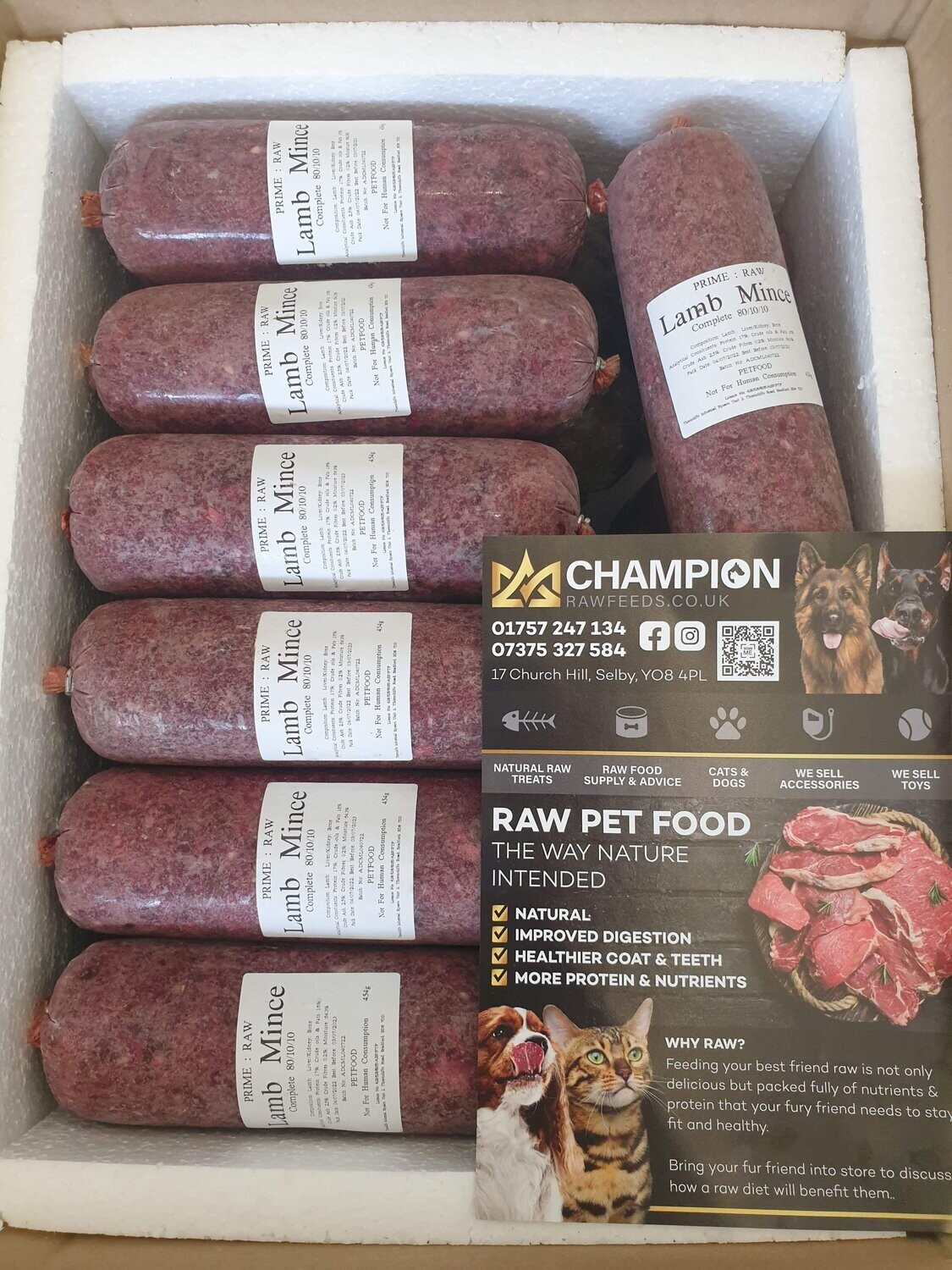 Prime Raw Lamb Complete