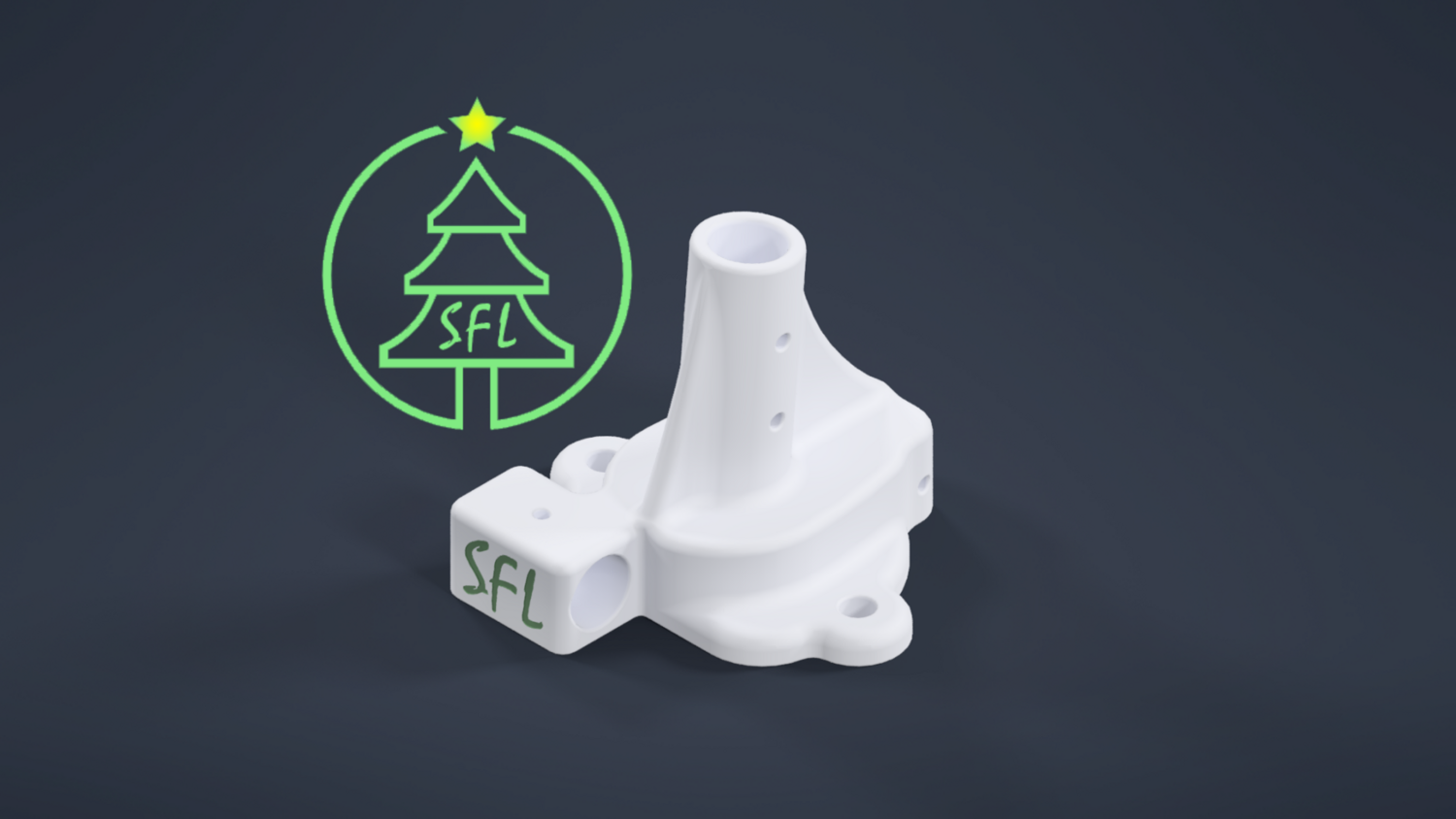 STL File - 1/2" PVC Single SFL Ultimate Arch Base