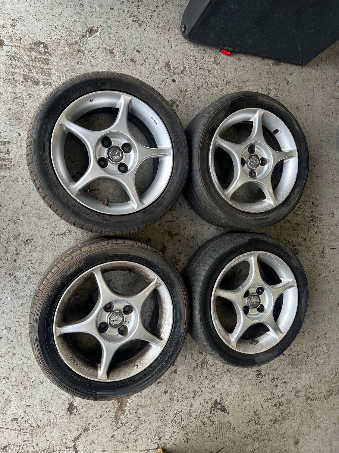 Mazda Mx5 MK1 MK2 ENKEI ALLOY WHEEL SET