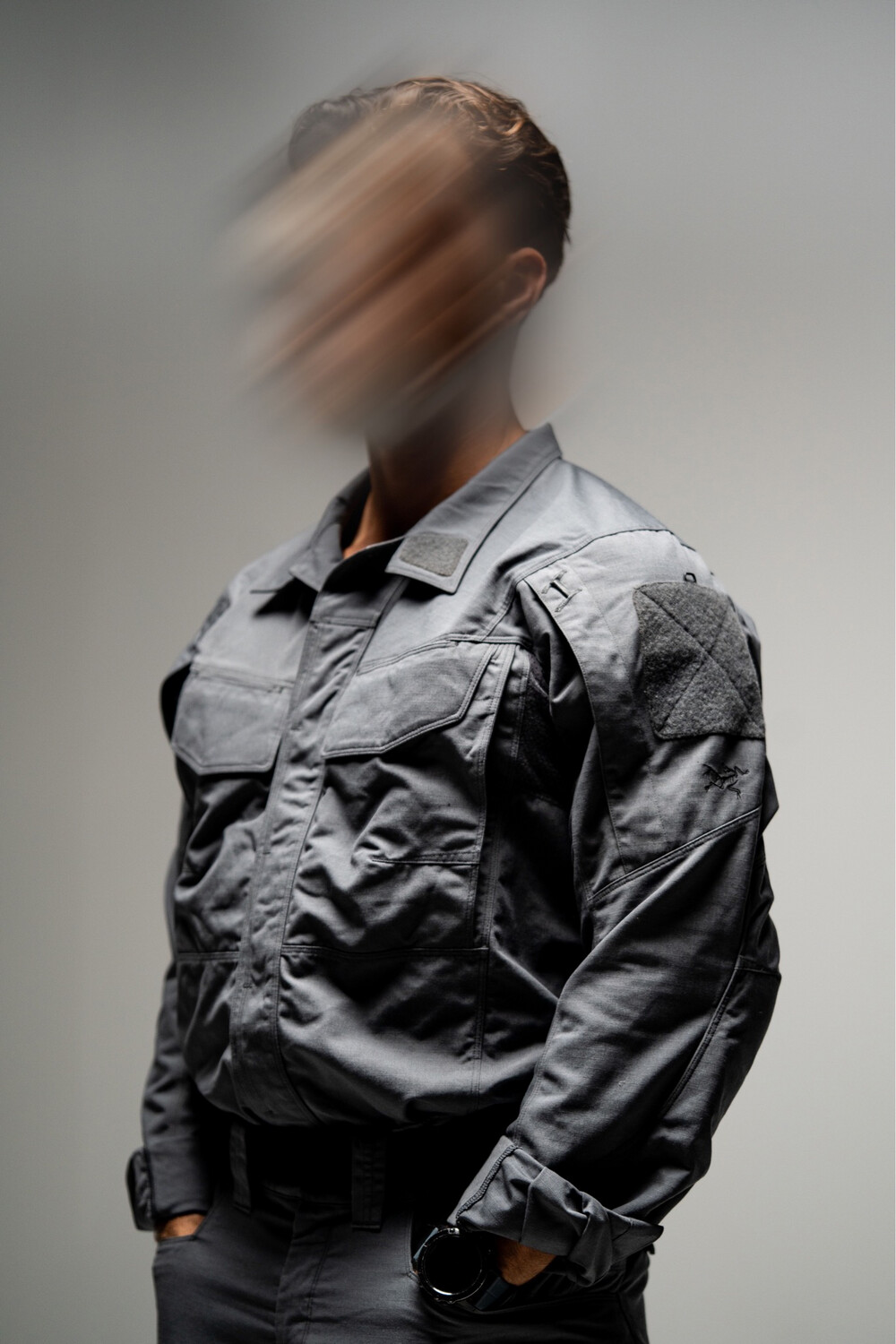 ARC'TERYX LEAF RECCE AR SHIRT- WOLF GREY