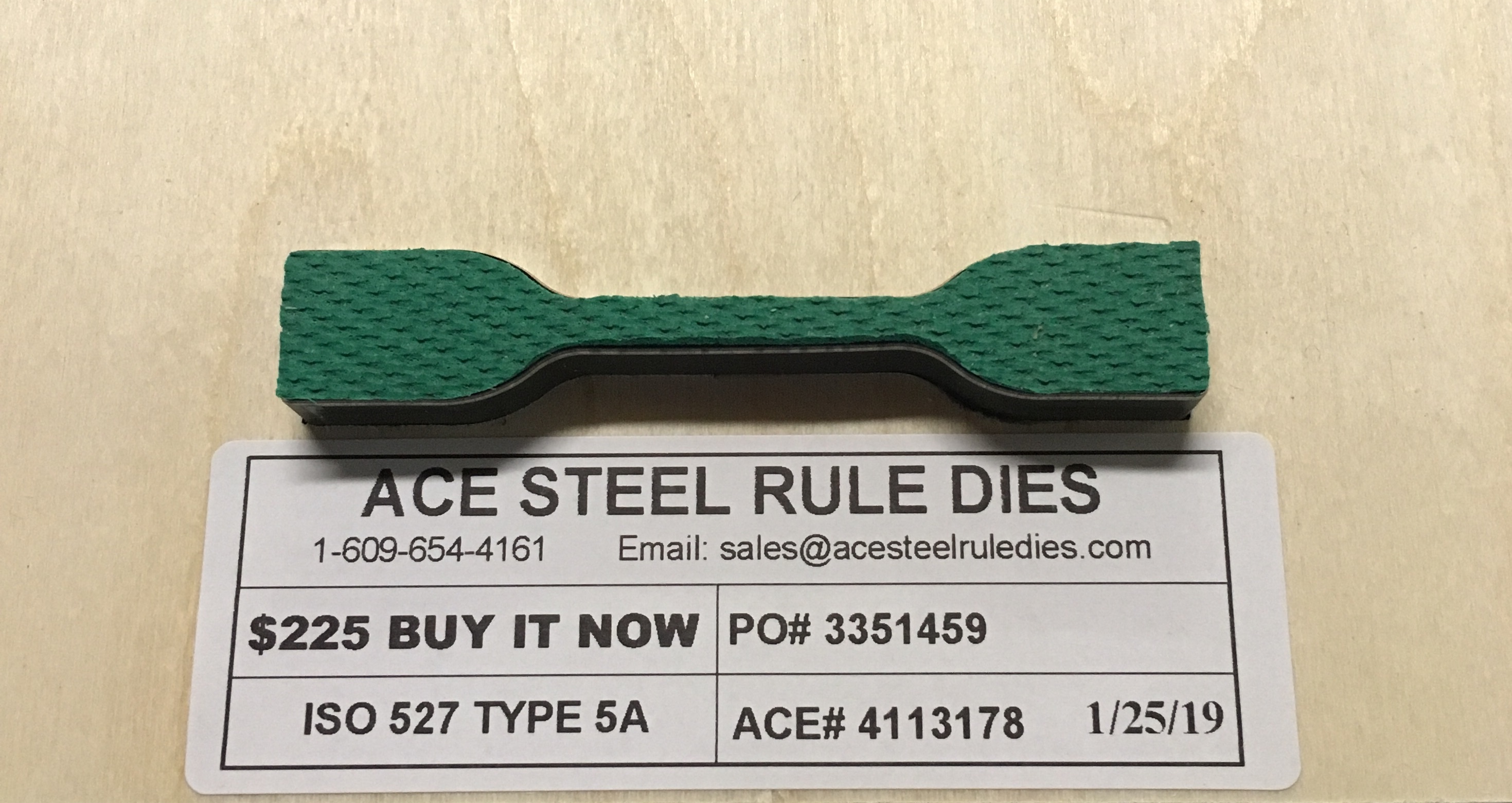 ISO SPECIMEN TENSILE DIES