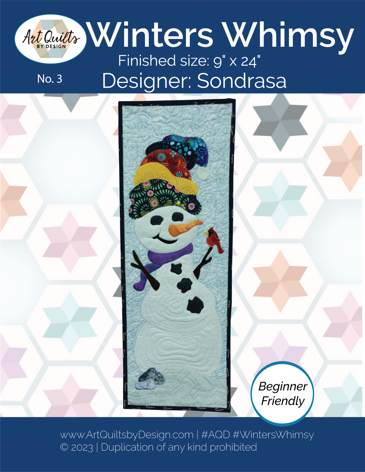 Winters Whimsy Quilt Pattern -PDF
