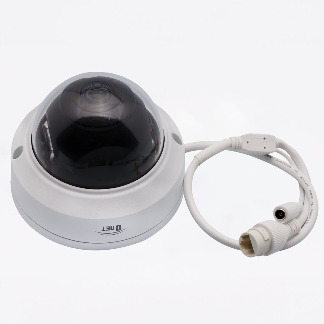 CAMERA IP DOME 2MP IR30M IP67 IK10 LENTE FIXA