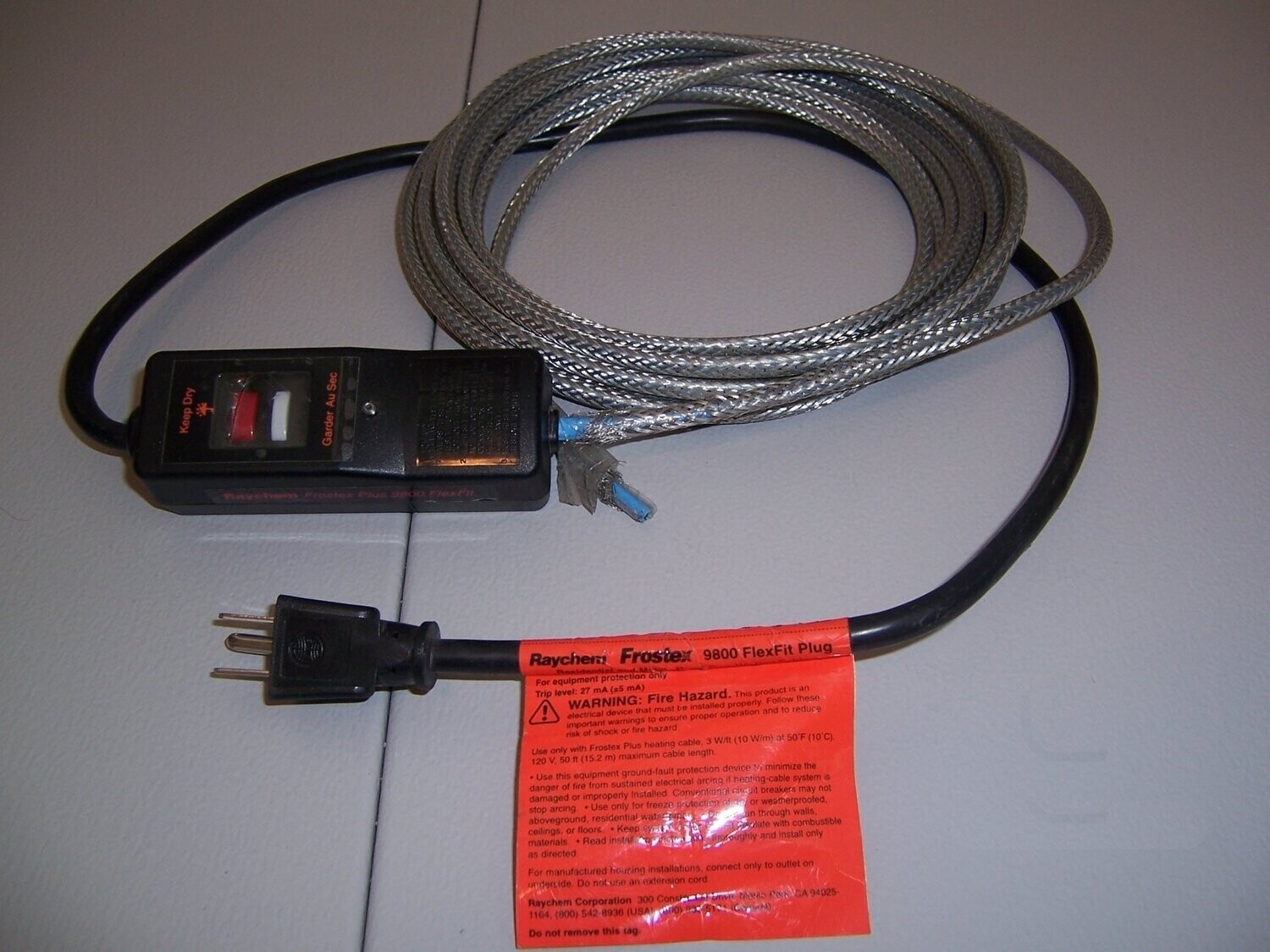 FROSTEX heating trace cable 250 ft role