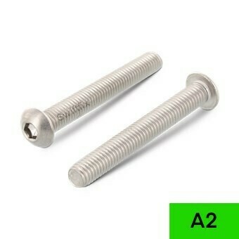 M10 x 110 Socket Button A2 Stainless Steel - Online Shop - Swiftfix