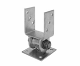 91mm Wide wooden Post Holder adjustable legs