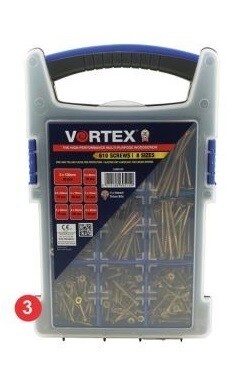 Vortex Site Pack 610 screws Countersunk Performance screws OJ695150 - Online Shop - Swiftfix