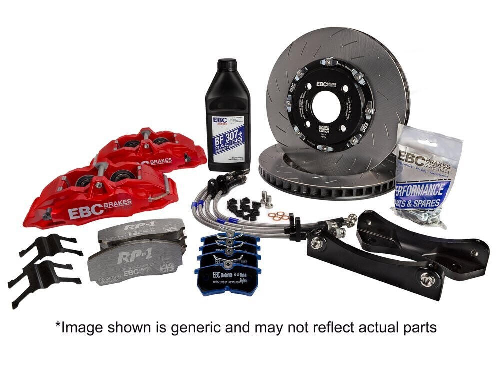 EBC Balanced Big Brake Kit 4 Piston Calipers With 355mm Disc Mk2 Focus RS