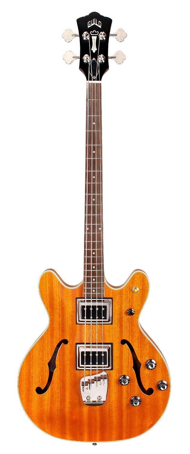 Guild Starfire II Bass - Natural - Semi-Hollow Body - Dual Pickup ...
