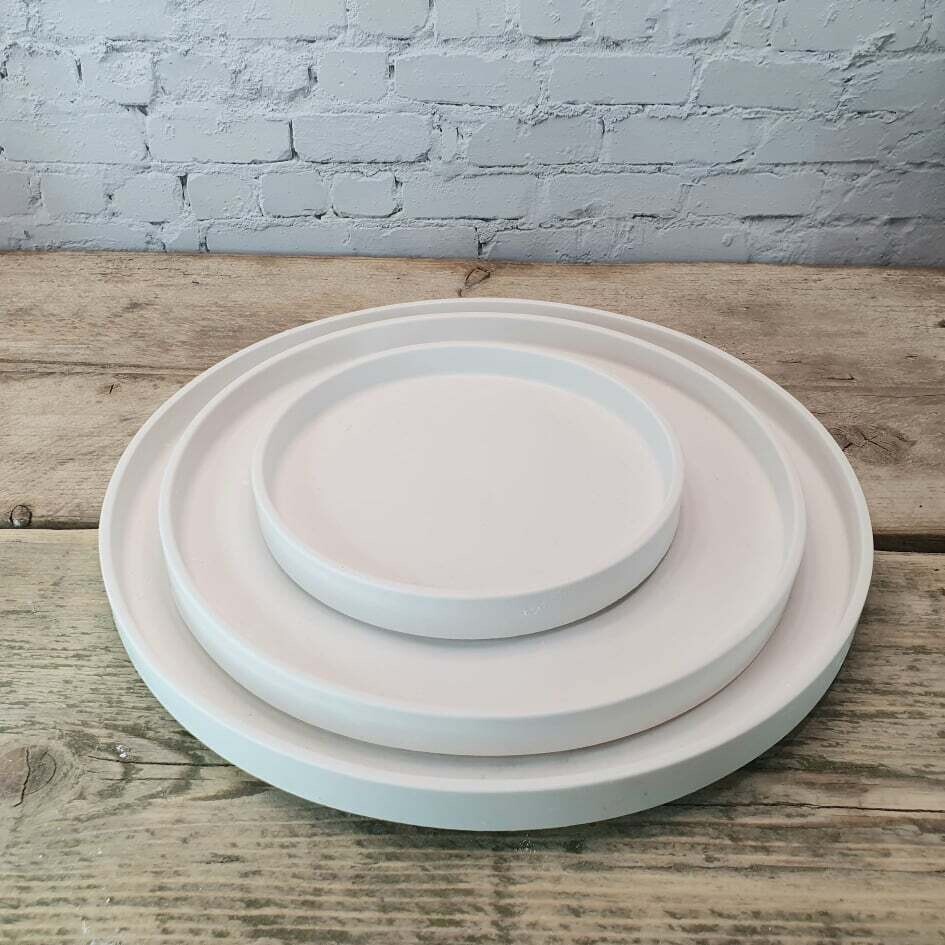 Silikon - Gießform - Runde Tabletts in 3 Größen