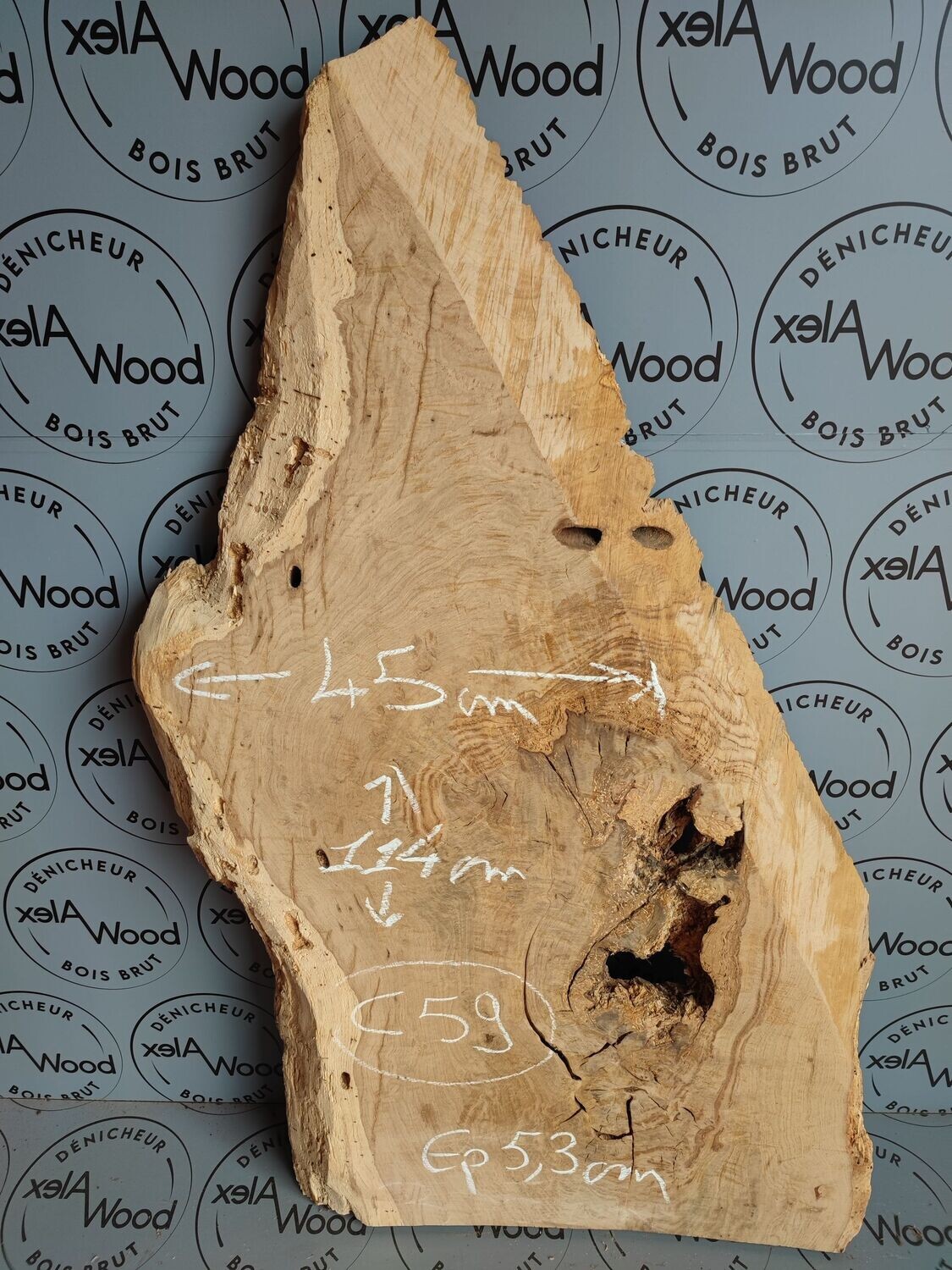 Plateau de chêne français