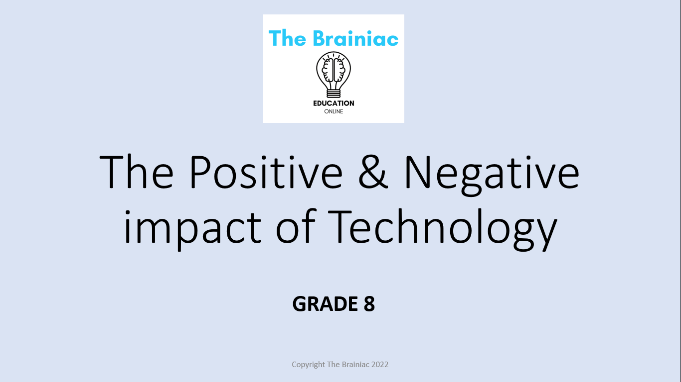 Gr 8 Technology PowerPoints - Term 2