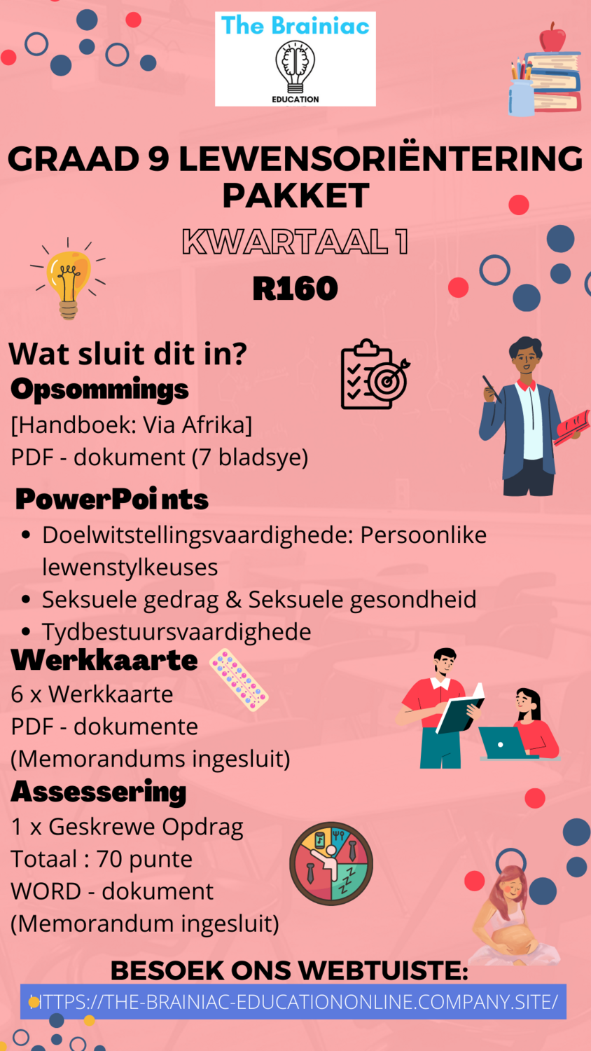 Gr 9 Lewensoriëntering Pakket - Kwartaal 1