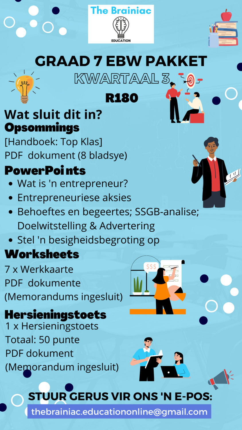 Gr 7 EBW Pakket - Kwartaal 3