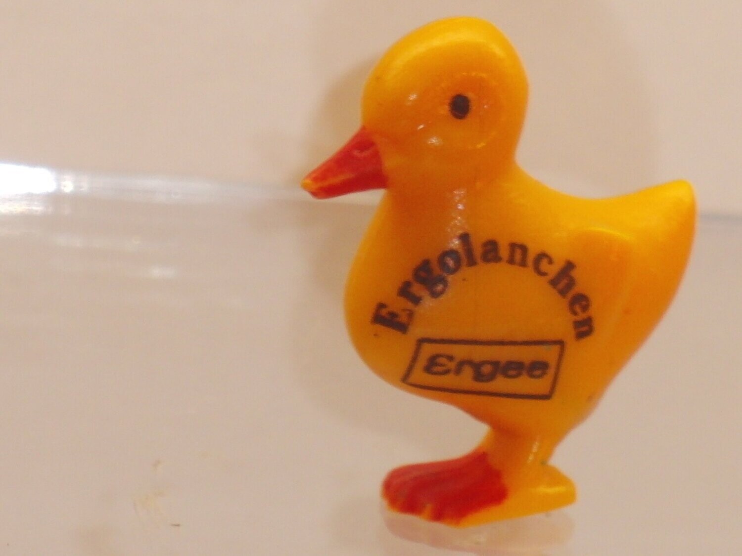 Werbefiguren: Ergee 70er/80er Jahre: Ergolanchen Ente