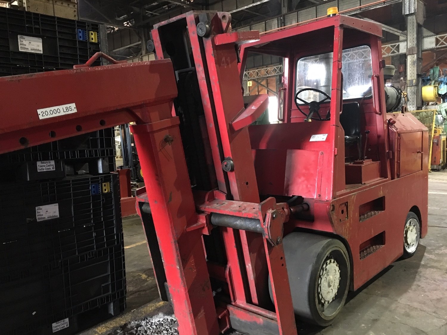 10 Ton Forklift For Sale Taylor Big Red - Store - Affordable Machinery