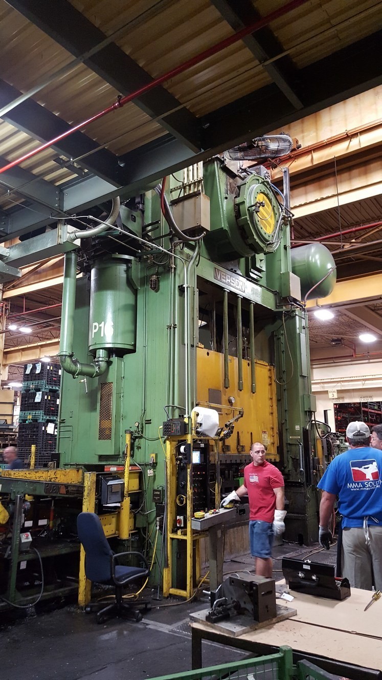 800 Ton Press For Sale Verson Straight Side Press - Store - Affordable ...
