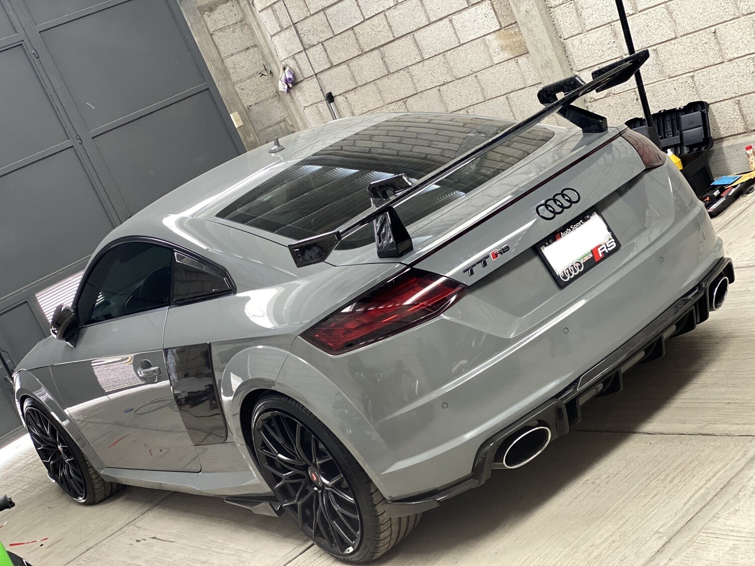Audi TTRS 8S Rear Wing Carbon fiber