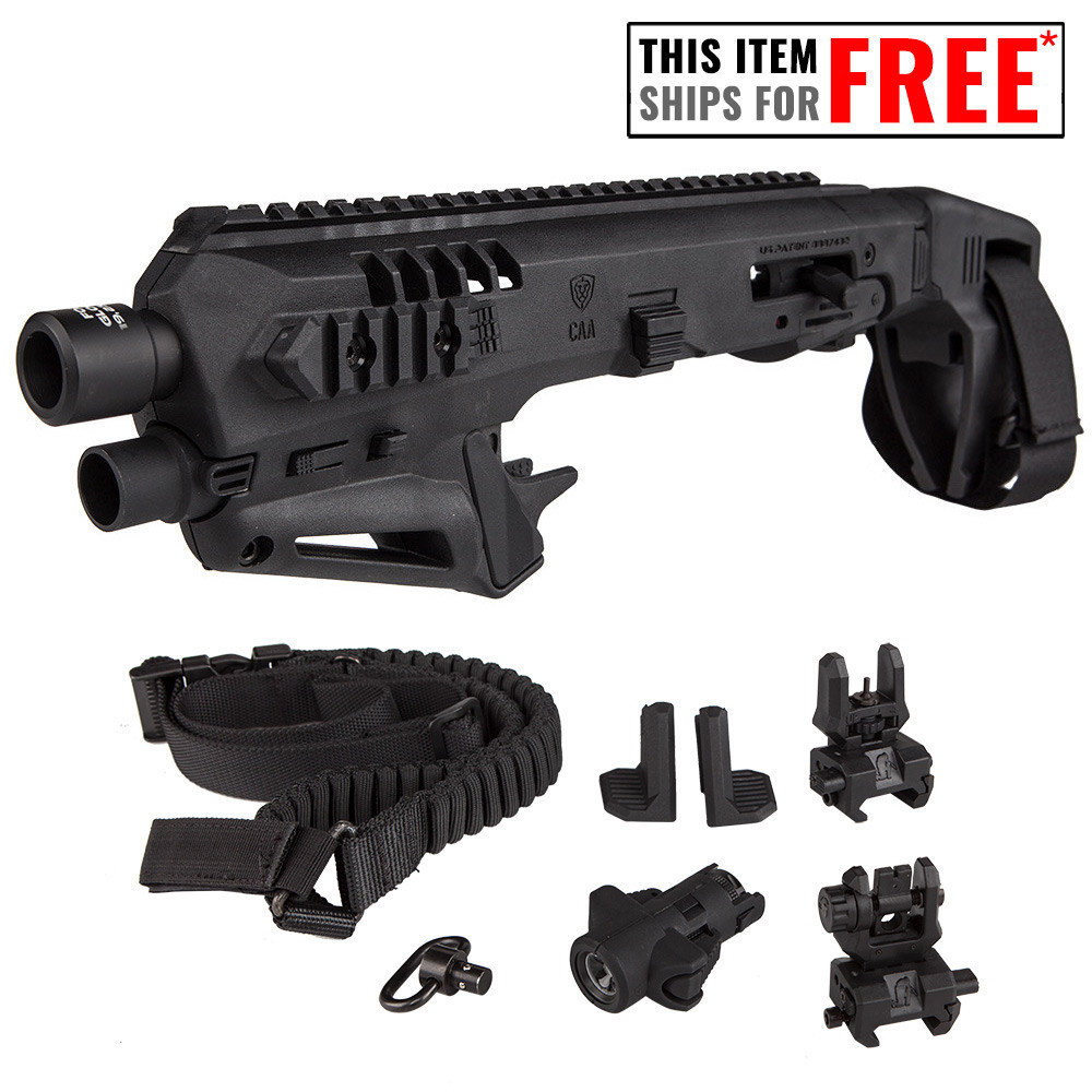 CAA Micro RONI w/Stabilizer for Glock 17/22/31 - Black w/Advanced Kit