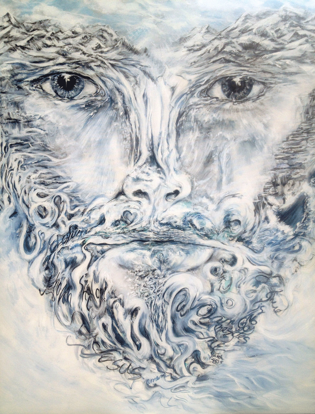 God Almighty Painting by Lisa Hornor | Original Artist Prints ...