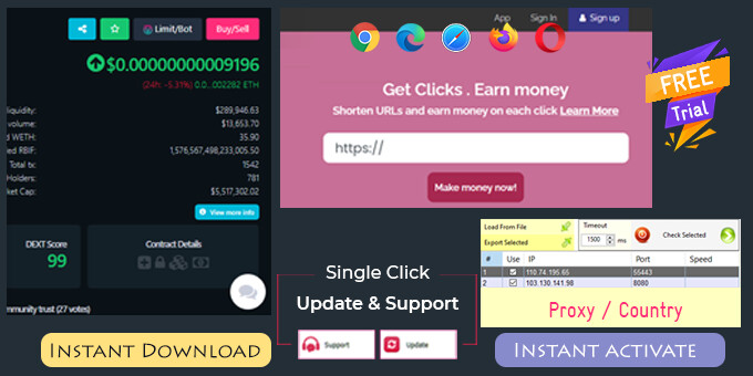 InMillion Link Clicks Bot Auto Generator