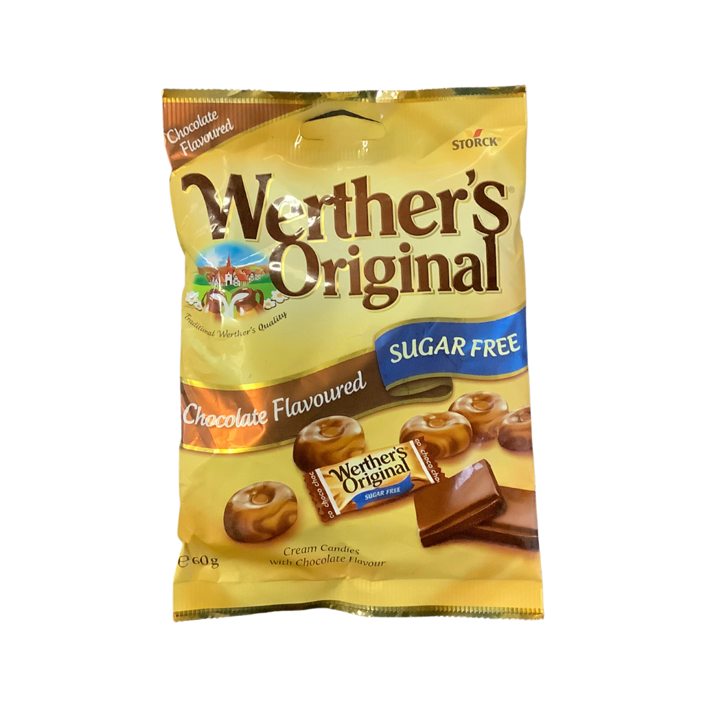 Werther's Original Chocolate Flavoured Sugar Free 60g