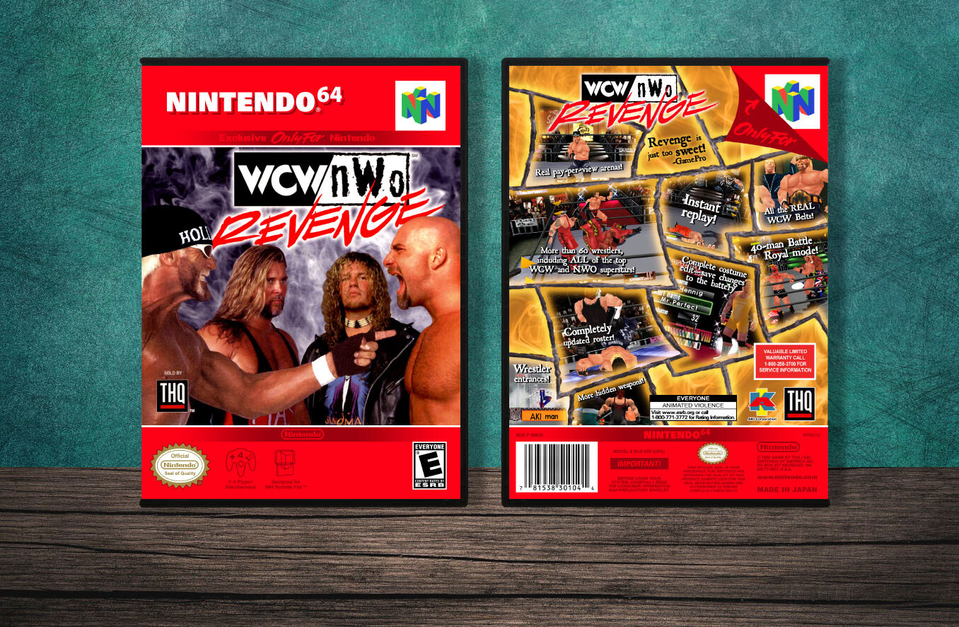 WCW vs NWO Revenge - N64 Video Game Case