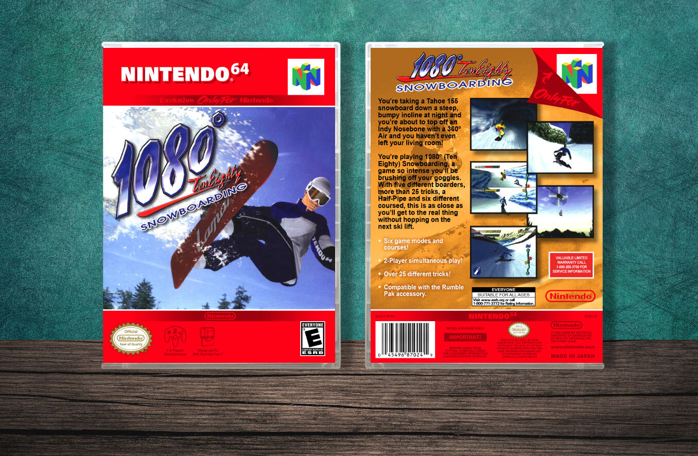 1080 Snowboarding - N64 Video Game Case