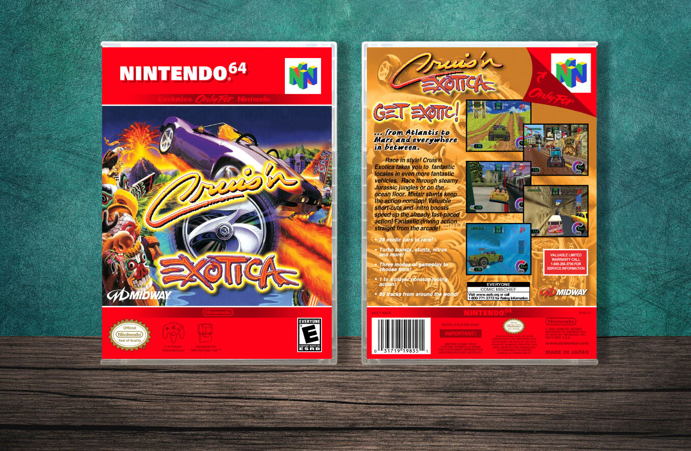 Cruis'n Exotica - N64 Video Game Case