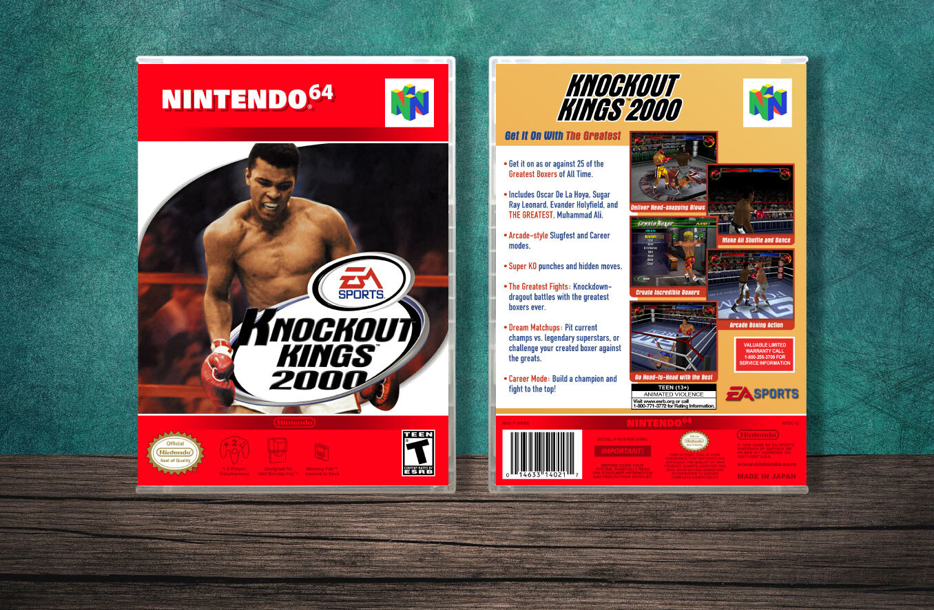 Knockout Kings 2000 - N64 Video Game Case
