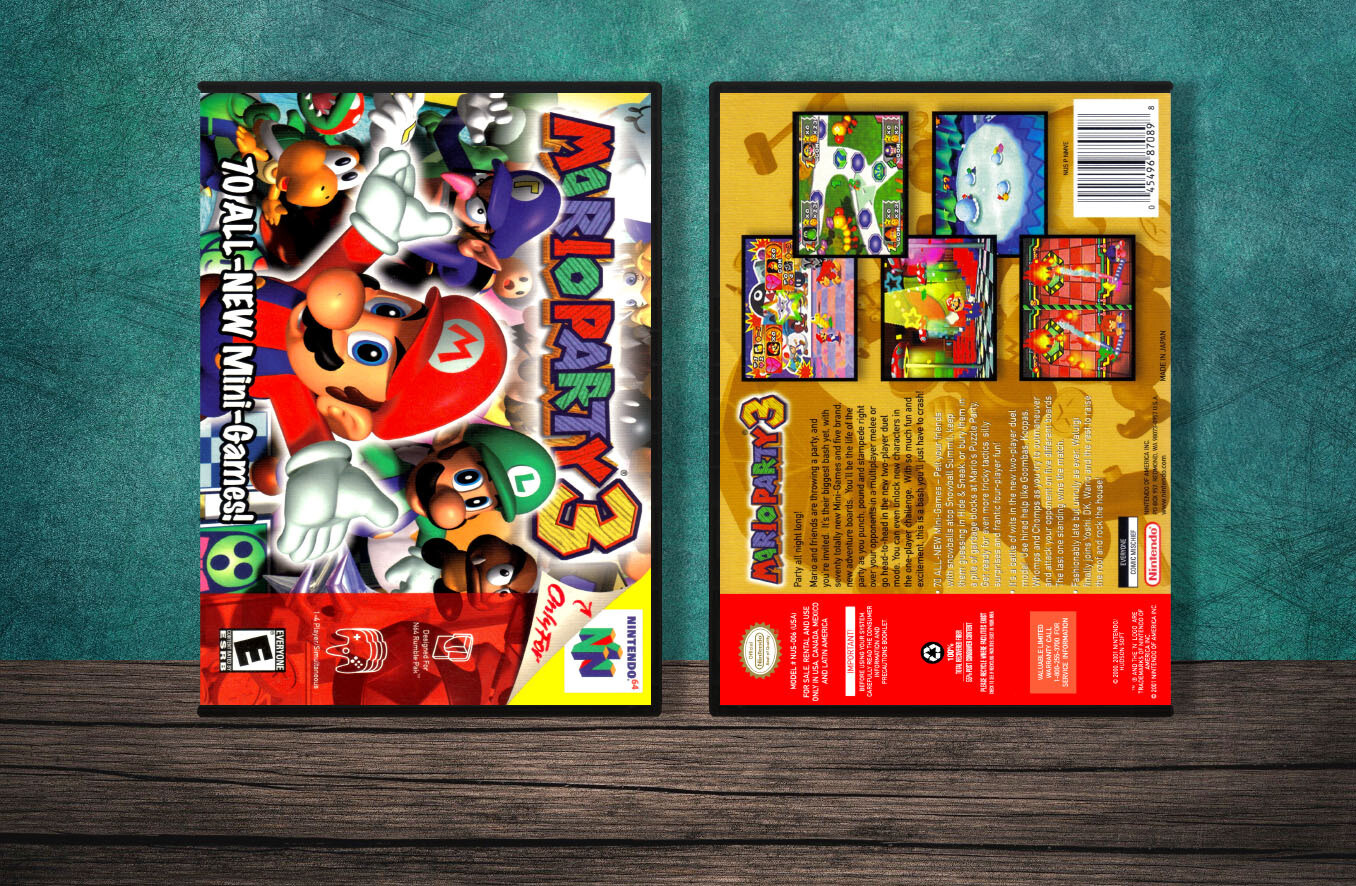 Mario Party 3 - N64 Video Game Case