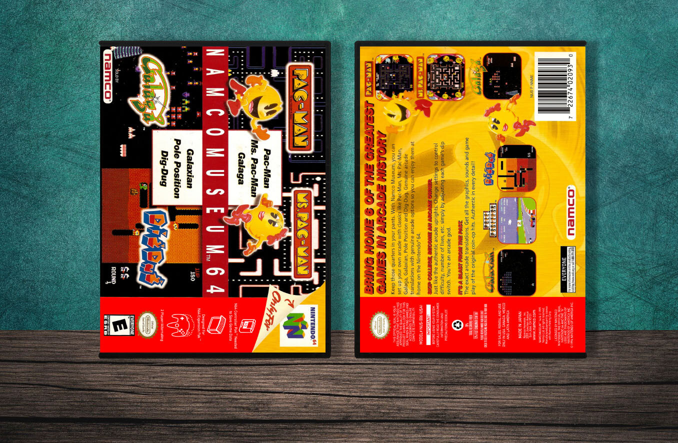 Namco Museum 64 - N64 Video Game Case