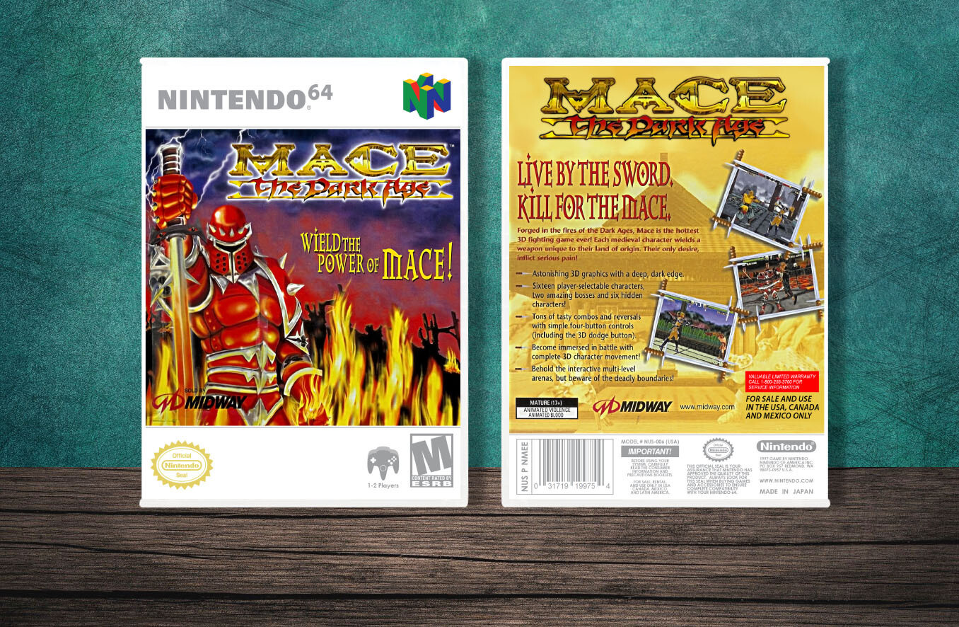 Mace: The Dark Age - N64 Video Game Case
