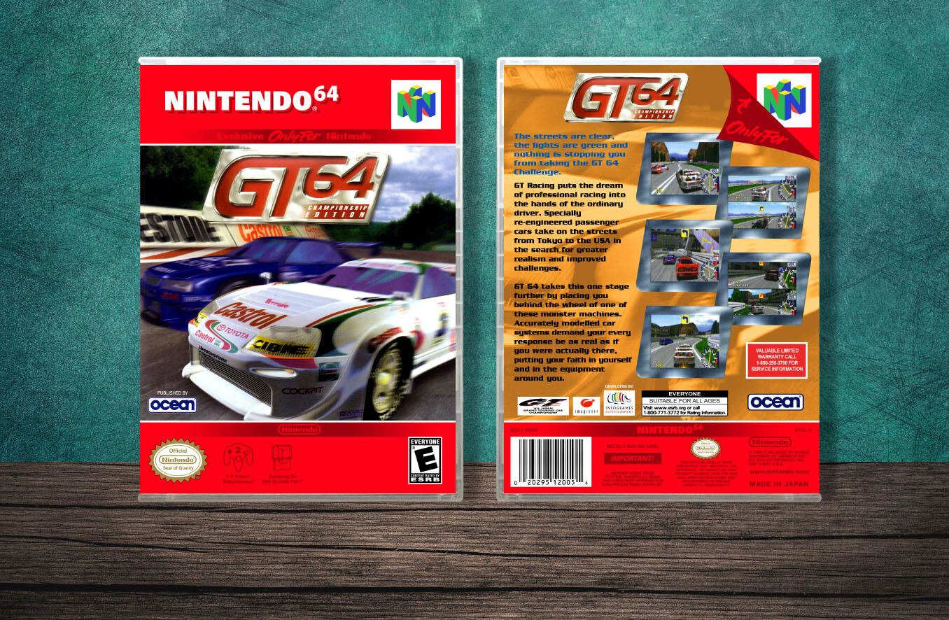 GT64: Championship Edition - N64 Video Game Case