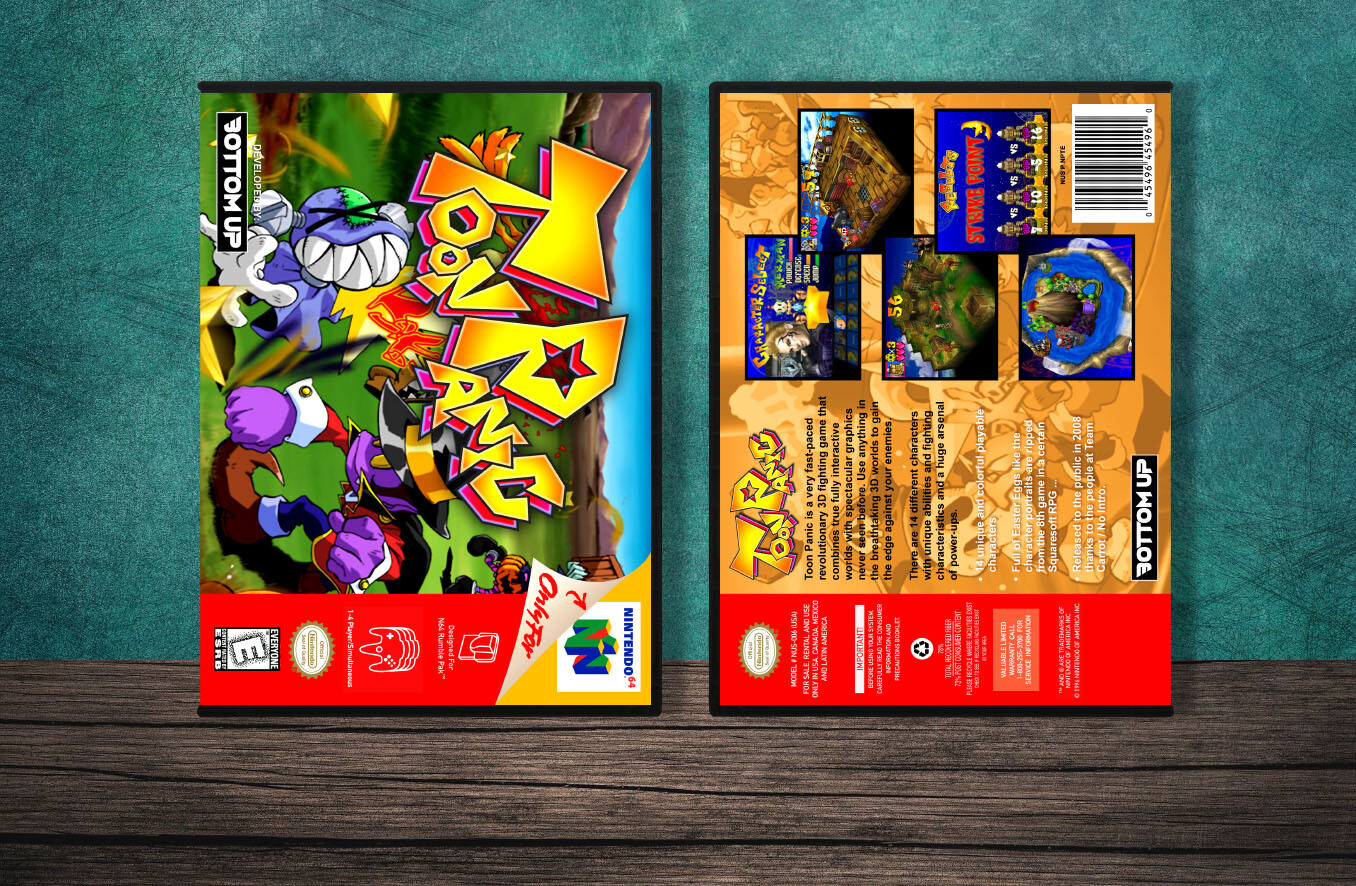Toon Panic - N64 Video Game Case