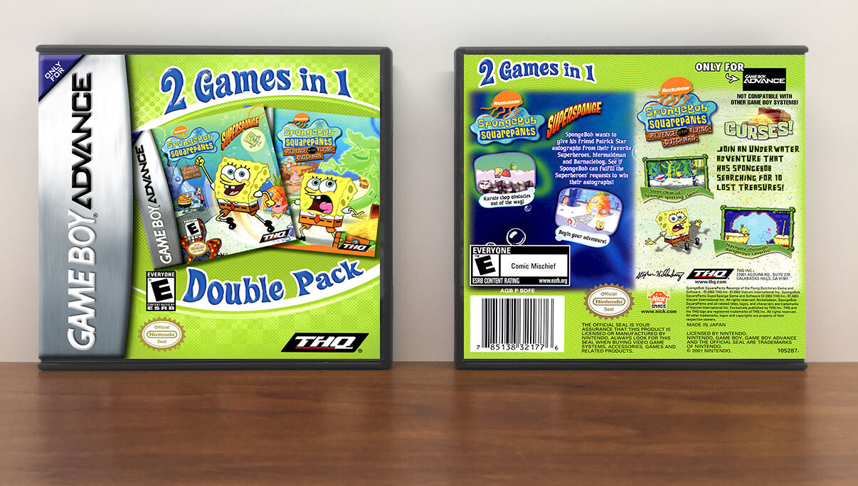 2-In-1 Double Pack - SpongeBob SquarePants: SuperSponge / SpongeBob ...