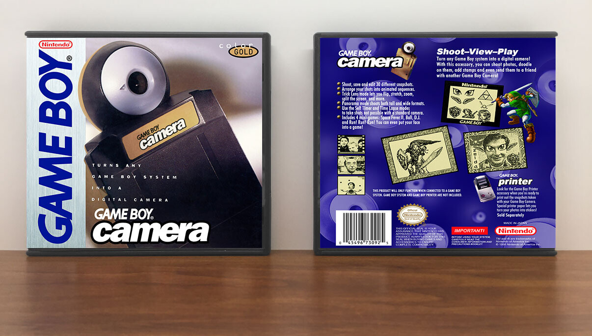 Gameboy Camera Game Case - Color Selection | Gold