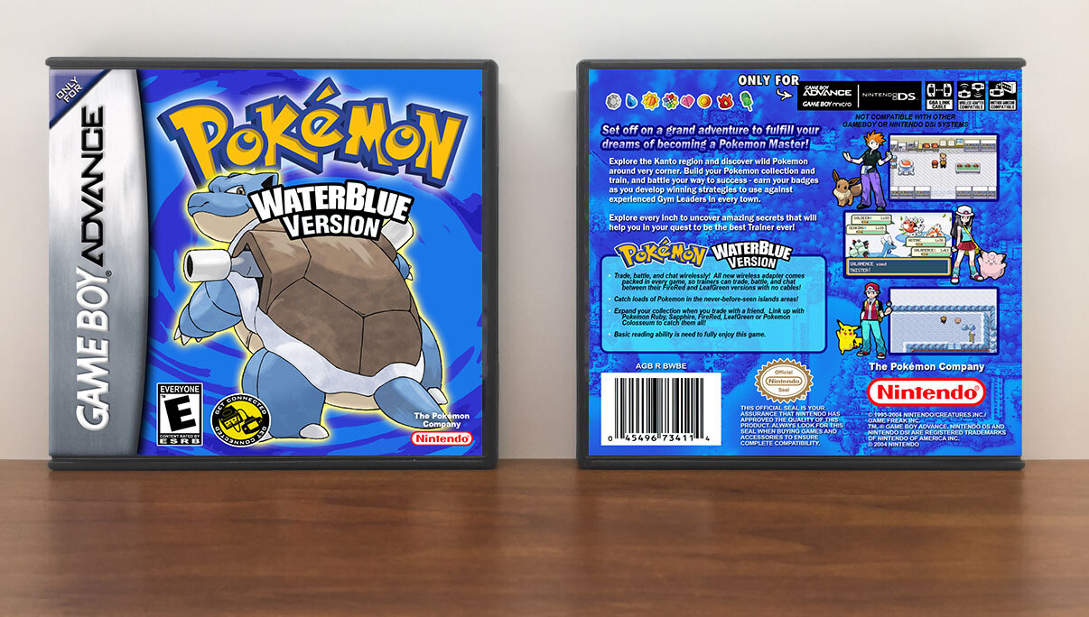 Pokemon Water Blue Version