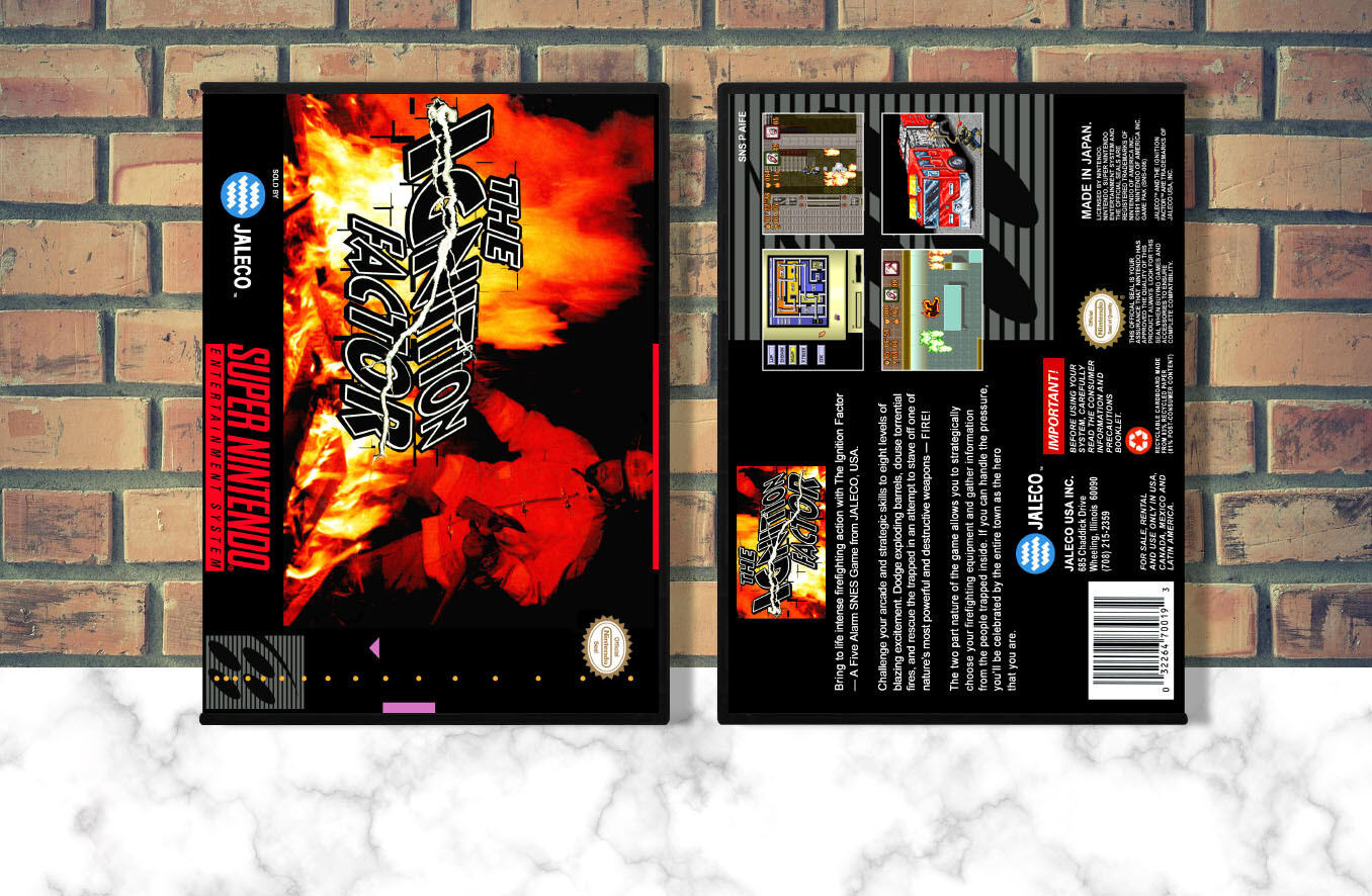 Ignition Factor, The - SNES Video Game Case