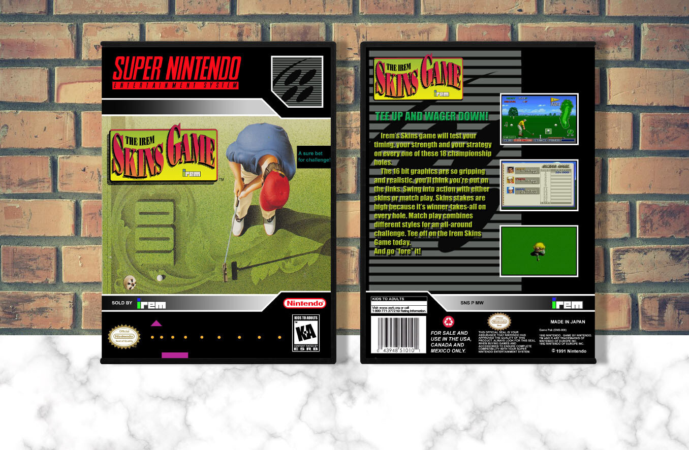 Irem Skins Game, The - SNES Video Game Case