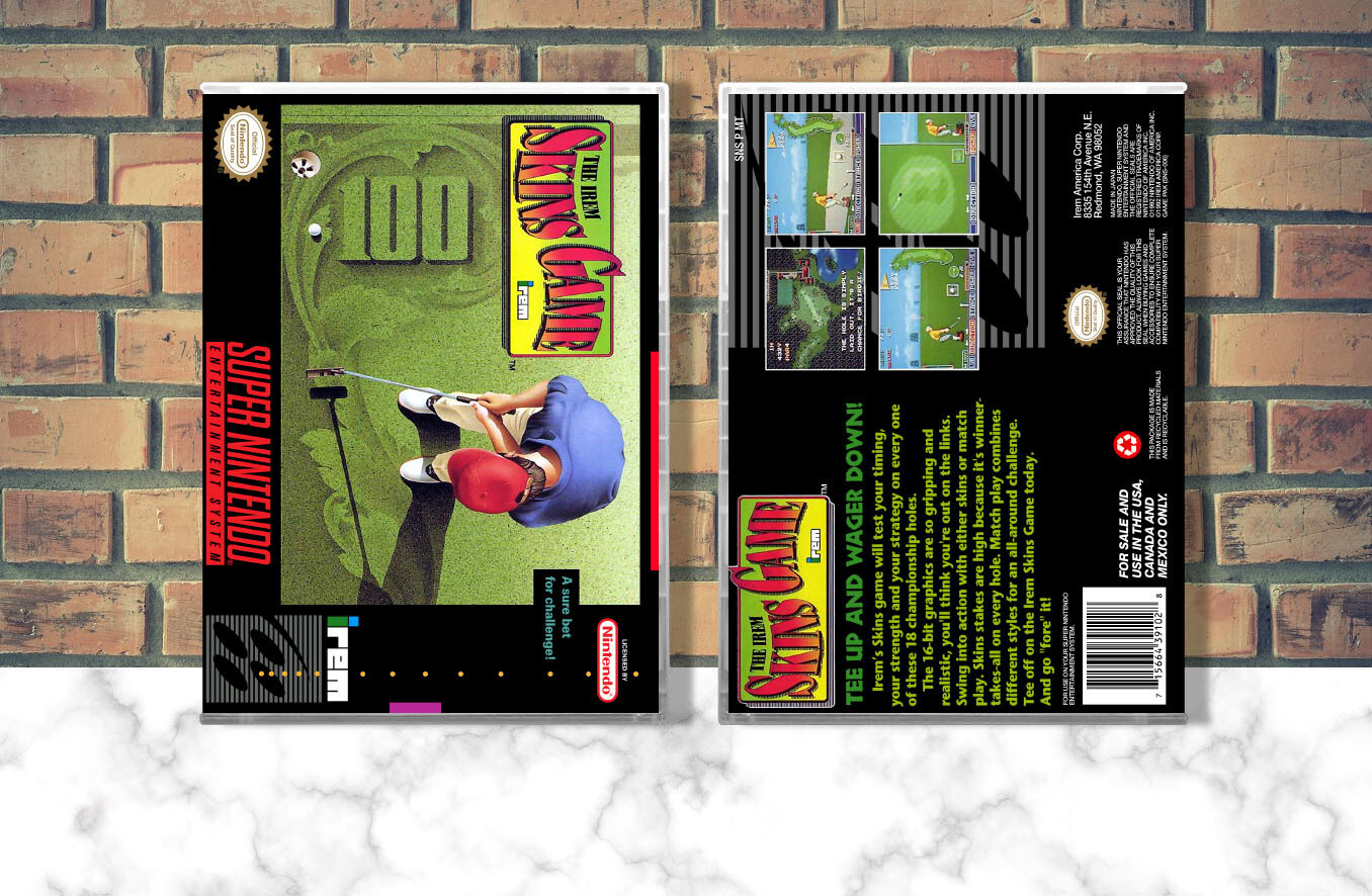 Irem Skins Game, The - SNES Video Game Case