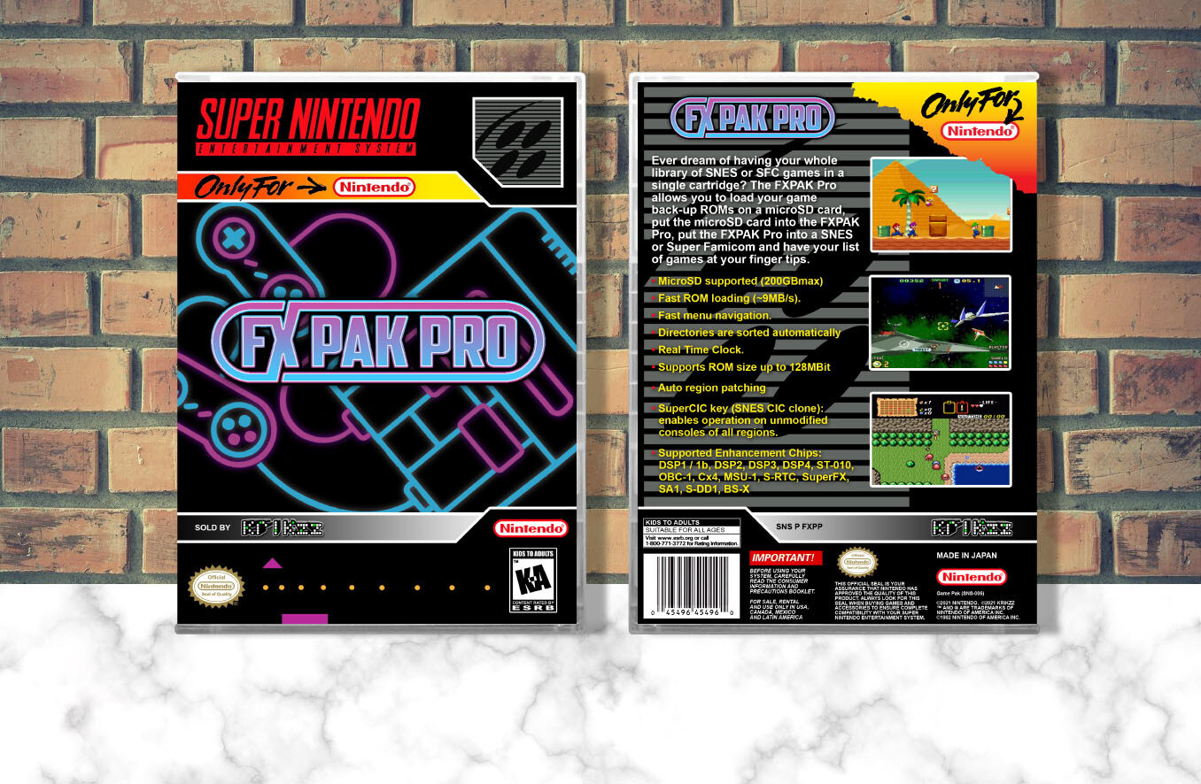 Fun'n Games - SNES Video Game Case