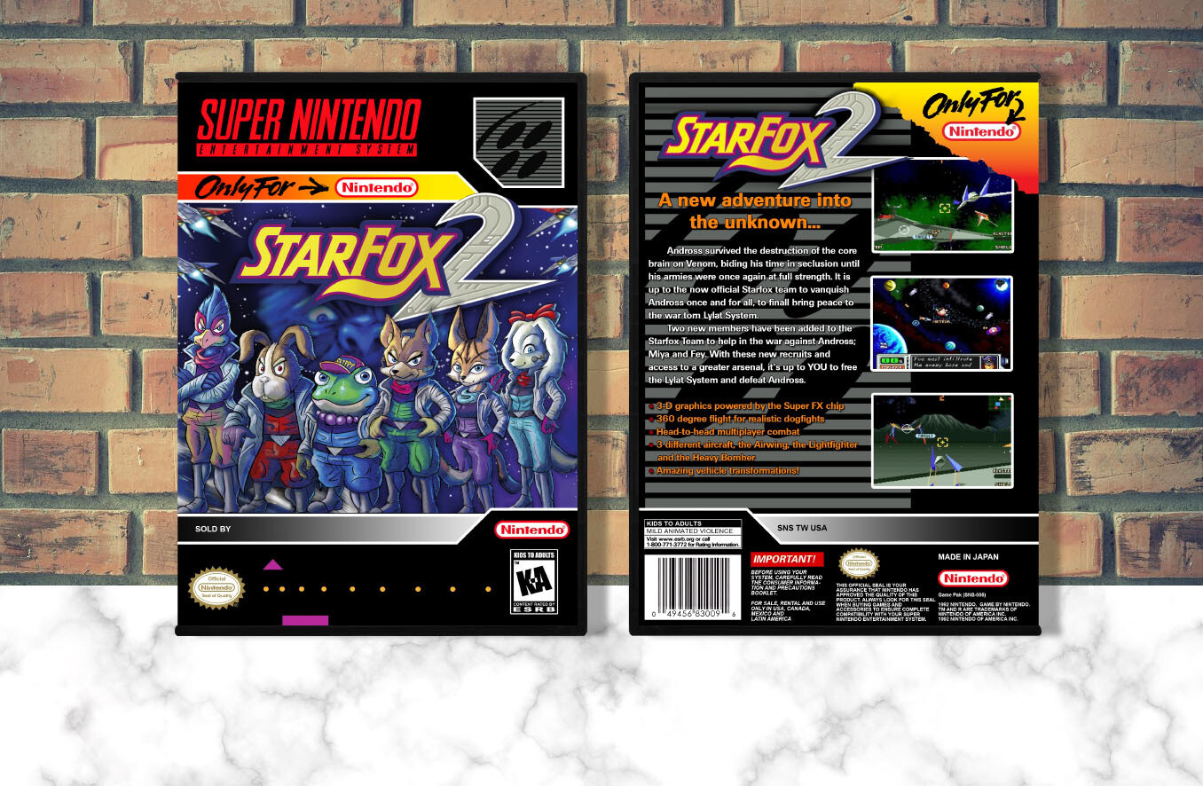 Star Fox 2 - SNES Video Game Case