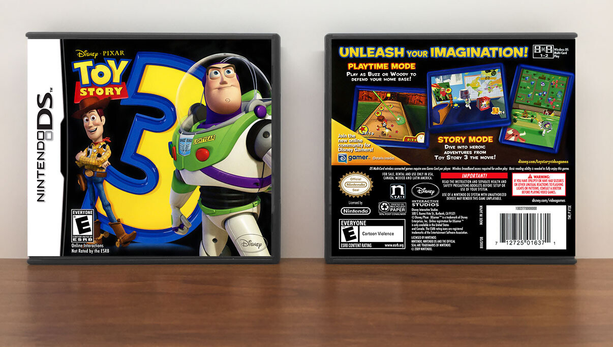 Disney/Pixar's Toy Story 3: The Video Game - DS Game Case