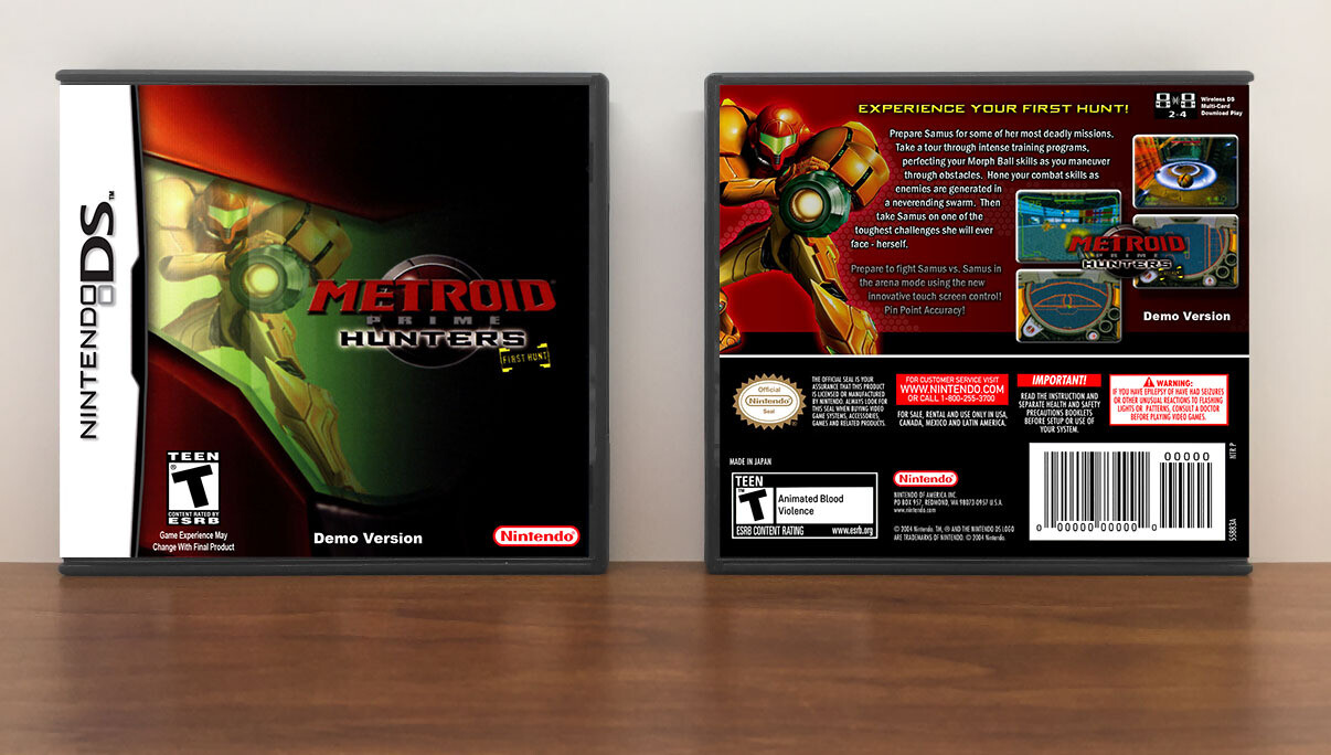 Metroid Prime Hunters: First Hunt - DS Game Case